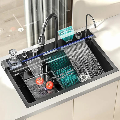 Smart Living&Technology 29.5'' L Drop-In Single Bowl Stainless Steel Kitchen Sink | Wayfair